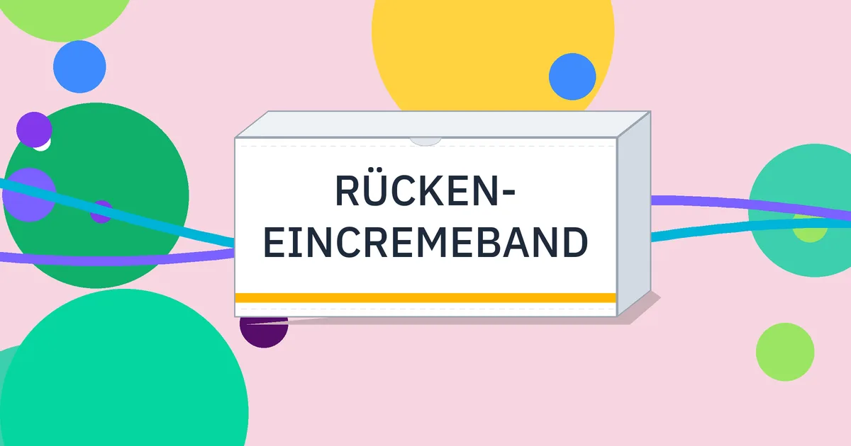 Symbolbild: Packung mit der Aufschrift RÜCKEN-EINCREMEBAND (PZN 10076139) – Verfügbarkeit und Bezug in Apotheken in Frankfurt am Main