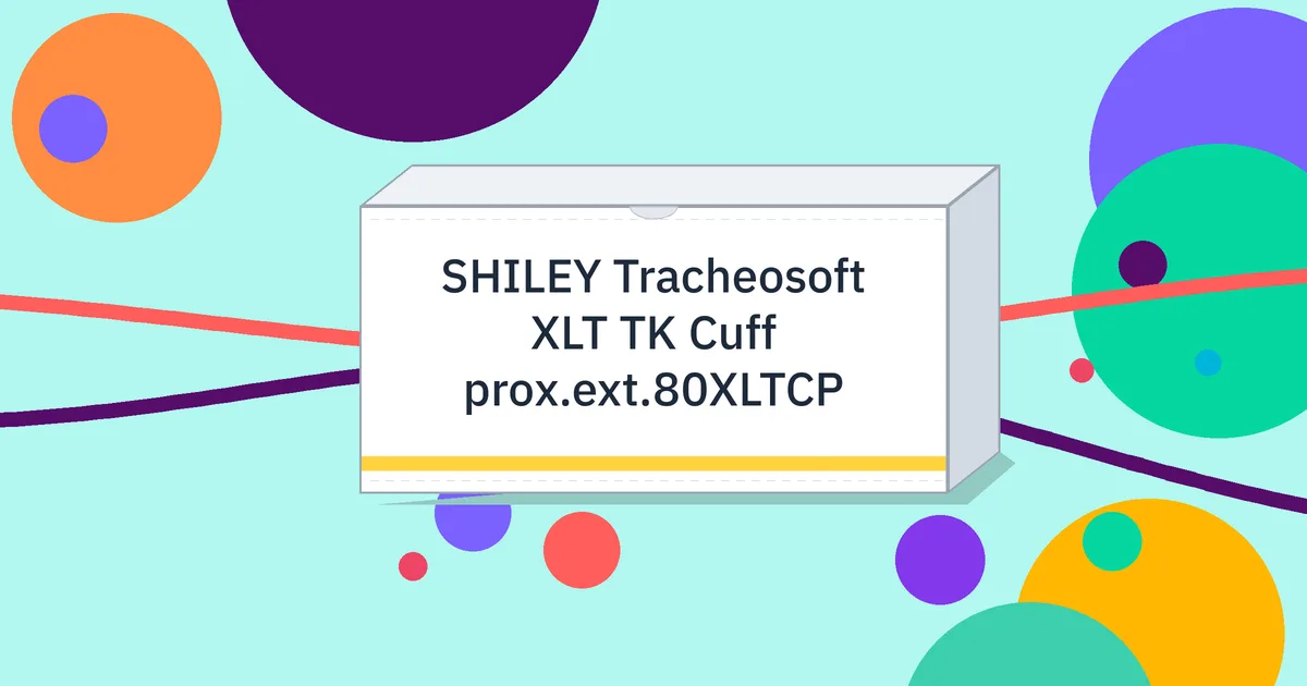 Symbolbild: Packung mit der Aufschrift SHILEY Tracheosoft XLT TK Cuff prox.ext.80XLTCP (PZN 04110010) – Verfügbarkeit und Bezug in Apotheken in Frankfurt am Main