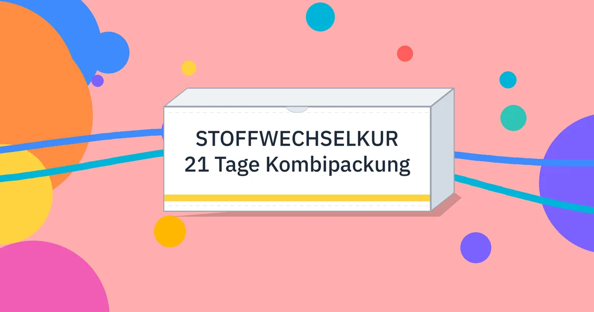 Symbolbild: Packung mit der Aufschrift STOFFWECHSELKUR 21 Tage Kombipackung (PZN 13918099) – Verfügbarkeit und Bezug in Apotheken in Frankfurt am Main