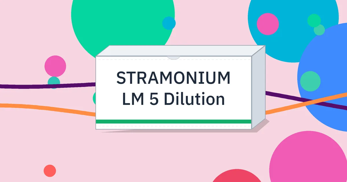 Symbolbild: Packung mit der Aufschrift STRAMONIUM LM 5 Dilution (PZN 13201757) – Verfügbarkeit und Bezug in Apotheken in Frankfurt am Main