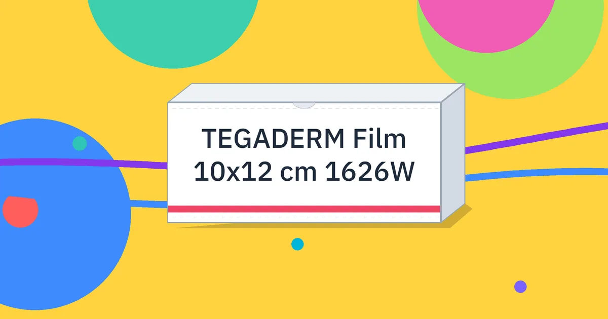 Symbolbild: Packung mit der Aufschrift TEGADERM Film 10x12 cm 1626W (PZN 11874506) – Verfügbarkeit und Bezug in Apotheken in Frankfurt am Main