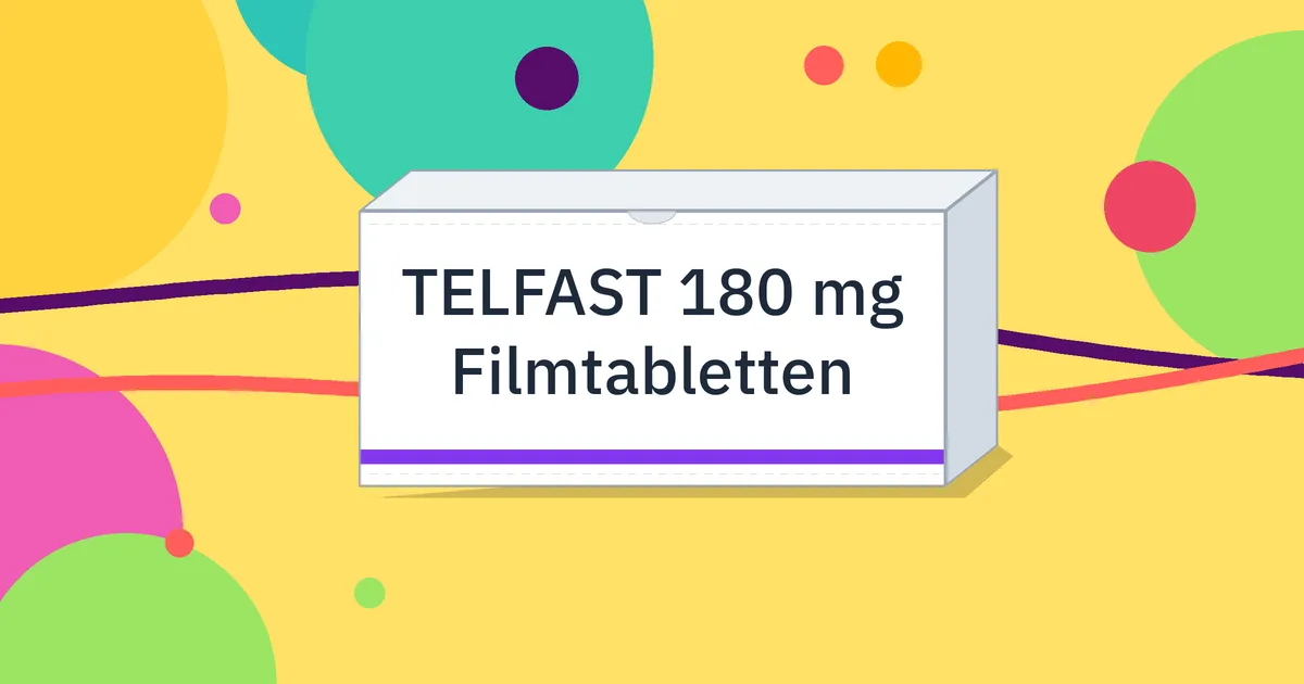 Symbolbild: Packung mit der Aufschrift TELFAST 180 mg Filmtabletten (PZN 06077469) – Verfügbarkeit und Bezug in Apotheken in Frankfurt am Main