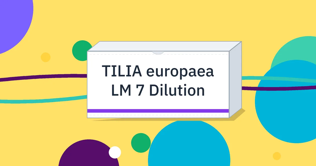 Symbolbild: Packung mit der Aufschrift TILIA europaea LM 7 Dilution (PZN 13223813) – Verfügbarkeit und Bezug in Apotheken in Frankfurt am Main