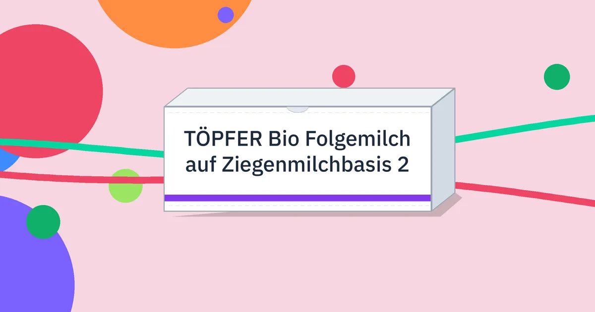 Symbolbild: Packung mit der Aufschrift TÖPFER Bio Folgemilch auf Ziegenmilchbasis 2 (PZN 10283358) – Verfügbarkeit und Bezug in Apotheken in Frankfurt am Main