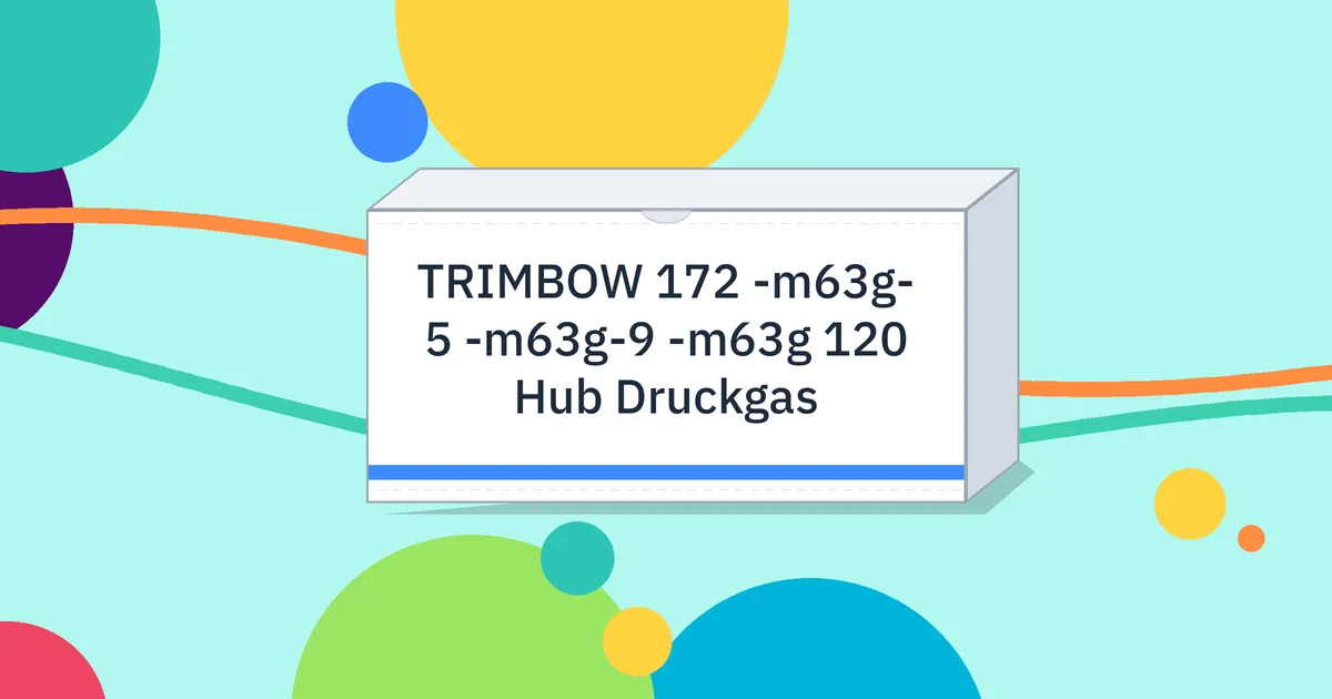 Symbolbild: Packung mit der Aufschrift TRIMBOW 172 -m63g-5 -m63g-9 -m63g 120 Hub Druckgas (PZN 19119815) – Verfügbarkeit und Bezug in Apotheken in Frankfurt am Main