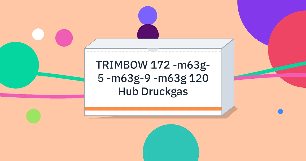 Symbolbild: Packung mit der Aufschrift TRIMBOW 172 -m63g-5 -m63g-9 -m63g 120 Hub Druckgas (PZN 19163905) – Verfügbarkeit und Bezug in Apotheken in Frankfurt am Main