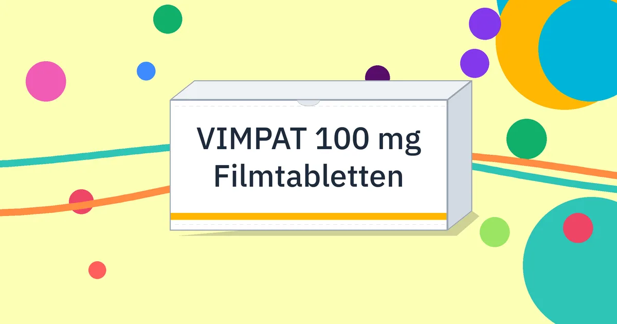 Symbolbild: Packung mit der Aufschrift VIMPAT 100 mg Filmtabletten (PZN 05527290) – Verfügbarkeit und Bezug in Apotheken in Frankfurt am Main