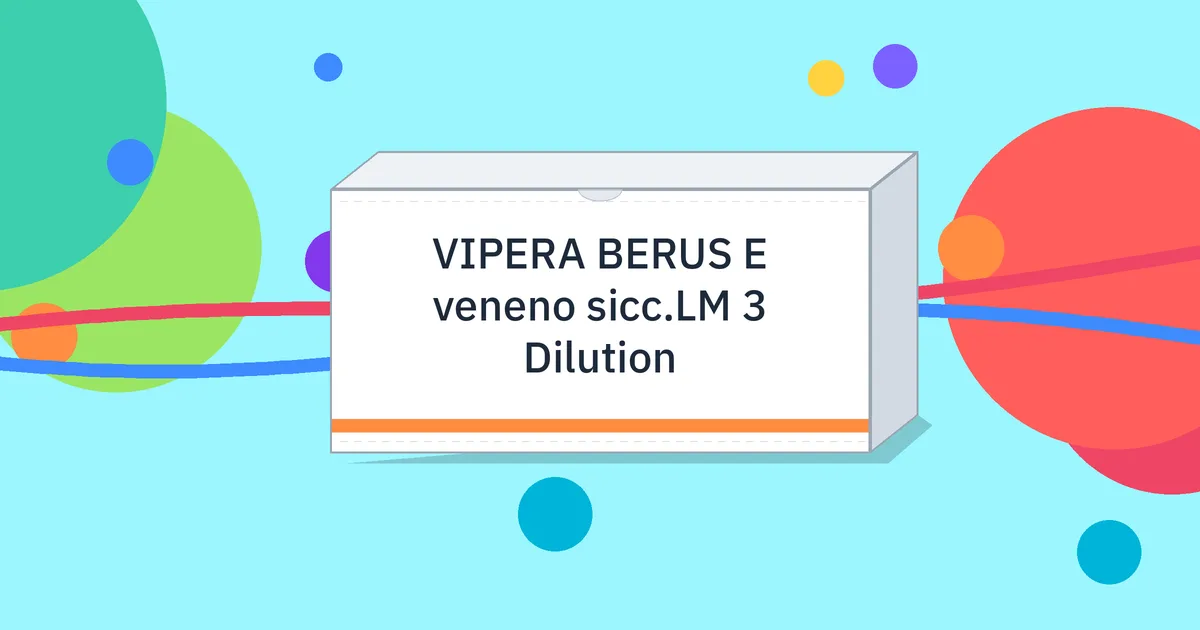 Symbolbild: Packung mit der Aufschrift VIPERA BERUS E veneno sicc.LM 3 Dilution (PZN 13276844) – Verfügbarkeit und Bezug in Apotheken in Frankfurt am Main
