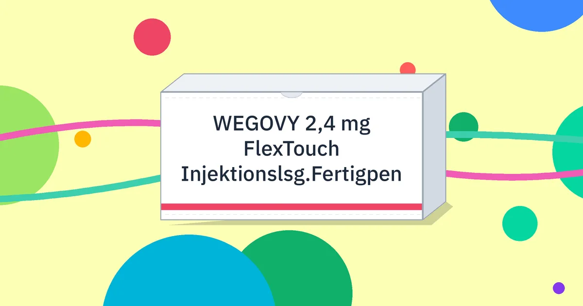 Symbolbild: Packung mit der Aufschrift WEGOVY 2,4 mg FlexTouch Injektionslsg.Fertigpen (PZN 19515787) – Verfügbarkeit und Bezug in Apotheken in Frankfurt am Main