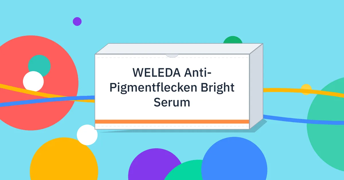 Symbolbild: Packung mit der Aufschrift WELEDA Anti-Pigmentflecken Bright Serum (PZN 19830709) – Verfügbarkeit und Bezug in Apotheken in Frankfurt am Main