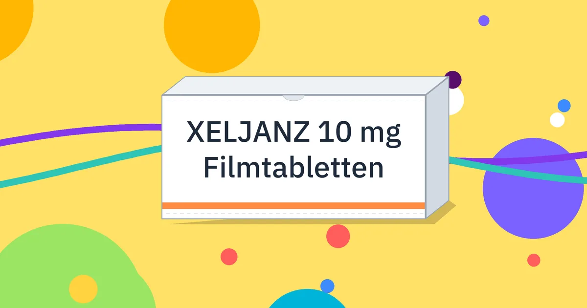Symbolbild: Packung mit der Aufschrift XELJANZ 10 mg Filmtabletten (PZN 15817379) – Verfügbarkeit und Bezug in Apotheken in Frankfurt am Main