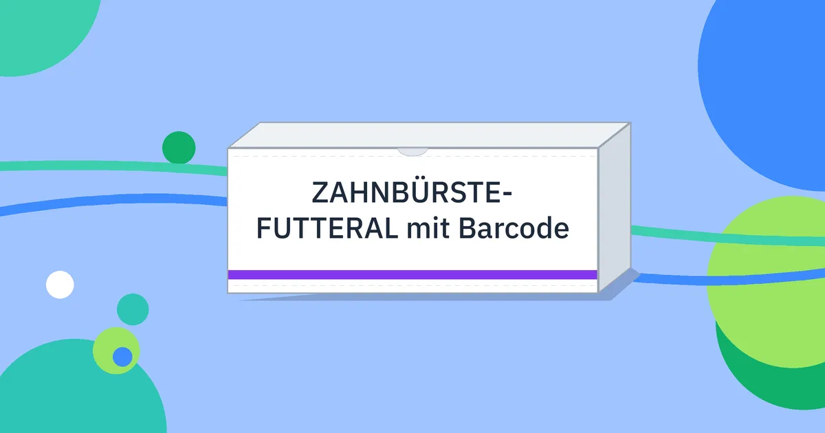 Symbolbild: Packung mit der Aufschrift ZAHNBÜRSTE-FUTTERAL mit Barcode (PZN 15529048) – Verfügbarkeit und Bezug in Apotheken in Frankfurt am Main