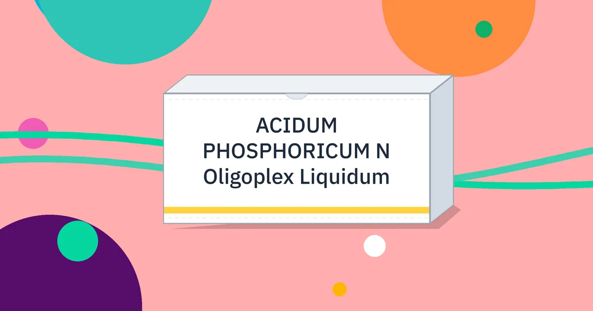 Symbolbild: Packung mit der Aufschrift ACIDUM PHOSPHORICUM N Oligoplex Liquidum (PZN 03664516) – Verfügbarkeit und Bezug in Apotheken in Frankfurt am Main