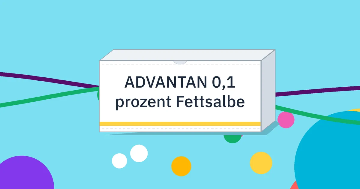 Symbolbild: Packung mit der Aufschrift ADVANTAN 0,1 prozent Fettsalbe (PZN 04939352) – Verfügbarkeit und Bezug in Apotheken in Frankfurt am Main