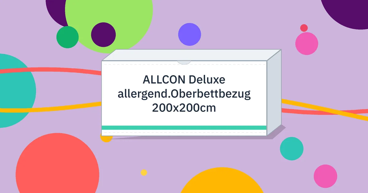 Symbolbild: Packung mit der Aufschrift ALLCON Deluxe allergend.Oberbettbezug 200x200cm (PZN 12446020) – Verfügbarkeit und Bezug in Apotheken in Frankfurt am Main