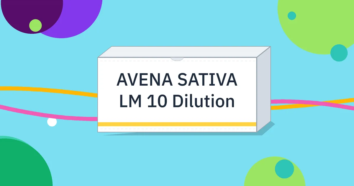 Symbolbild: Packung mit der Aufschrift AVENA SATIVA LM 10 Dilution (PZN 12786715) – Verfügbarkeit und Bezug in Apotheken in Frankfurt am Main