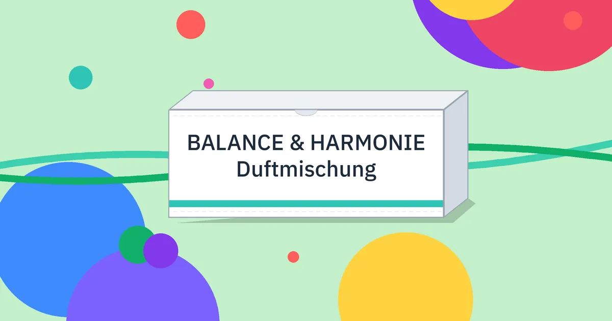 Symbolbild: Packung mit der Aufschrift BALANCE & HARMONIE Duftmischung (PZN 19661402) – Verfügbarkeit und Bezug in Apotheken in Frankfurt am Main