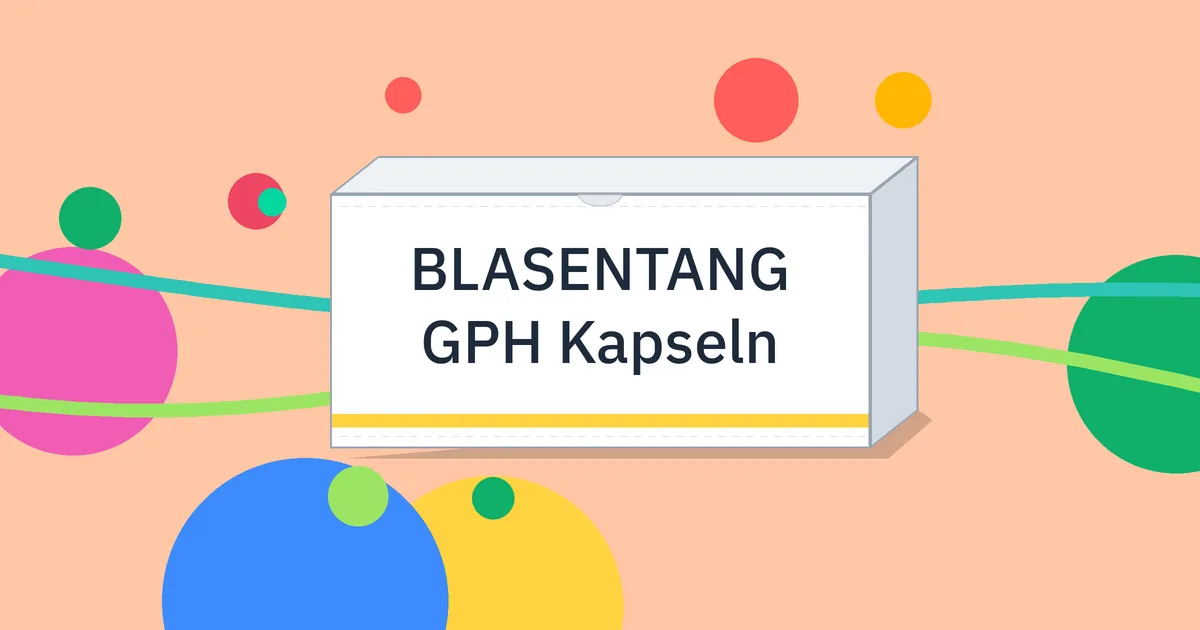 Symbolbild: Packung mit der Aufschrift BLASENTANG GPH Kapseln (PZN 07351145) – Verfügbarkeit und Bezug in Apotheken in Frankfurt am Main