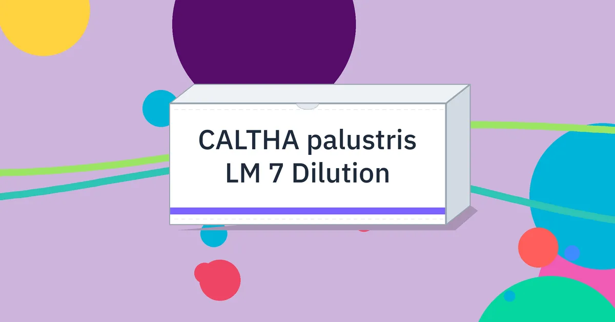 Symbolbild: Packung mit der Aufschrift CALTHA palustris LM 7 Dilution (PZN 13411549) – Verfügbarkeit und Bezug in Apotheken in Frankfurt am Main