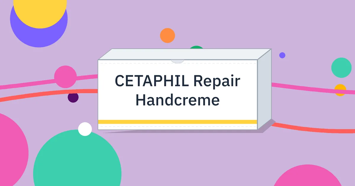 Symbolbild: Packung mit der Aufschrift CETAPHIL Repair Handcreme (PZN 20007671) – Verfügbarkeit und Bezug in Apotheken in Frankfurt am Main