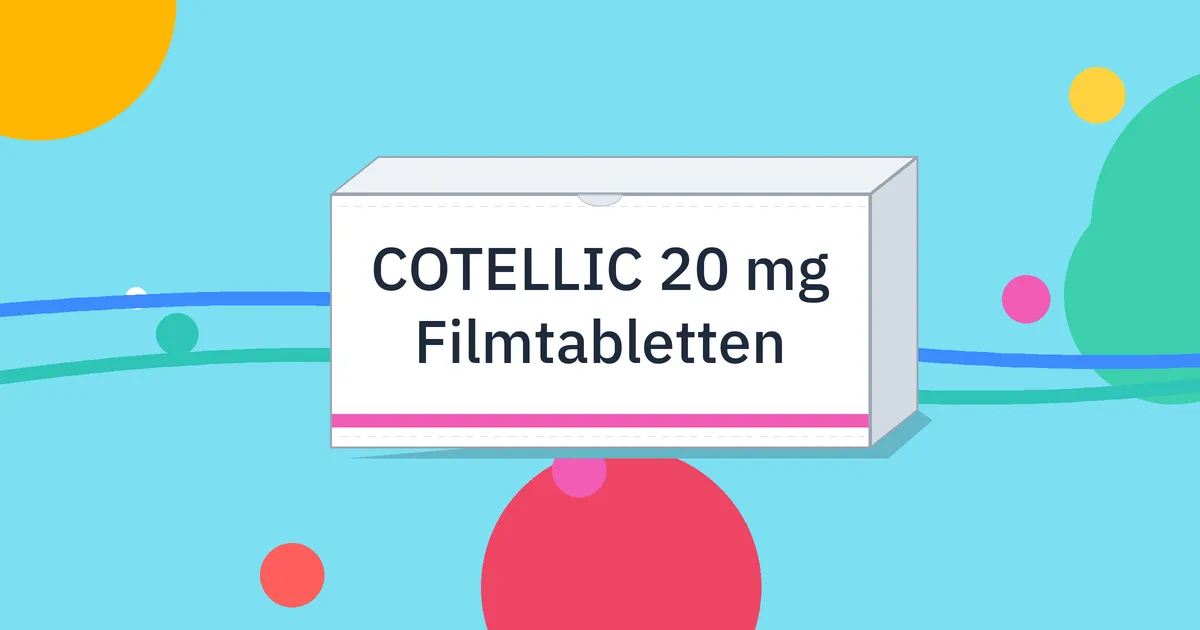 Symbolbild: Packung mit der Aufschrift COTELLIC 20 mg Filmtabletten (PZN 17380366) – Verfügbarkeit und Bezug in Apotheken in Frankfurt am Main