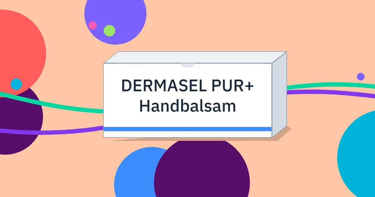 Symbolbild: Packung mit der Aufschrift DERMASEL PUR+ Handbalsam (PZN 06867131) – Verfügbarkeit und Bezug in Apotheken in Frankfurt am Main