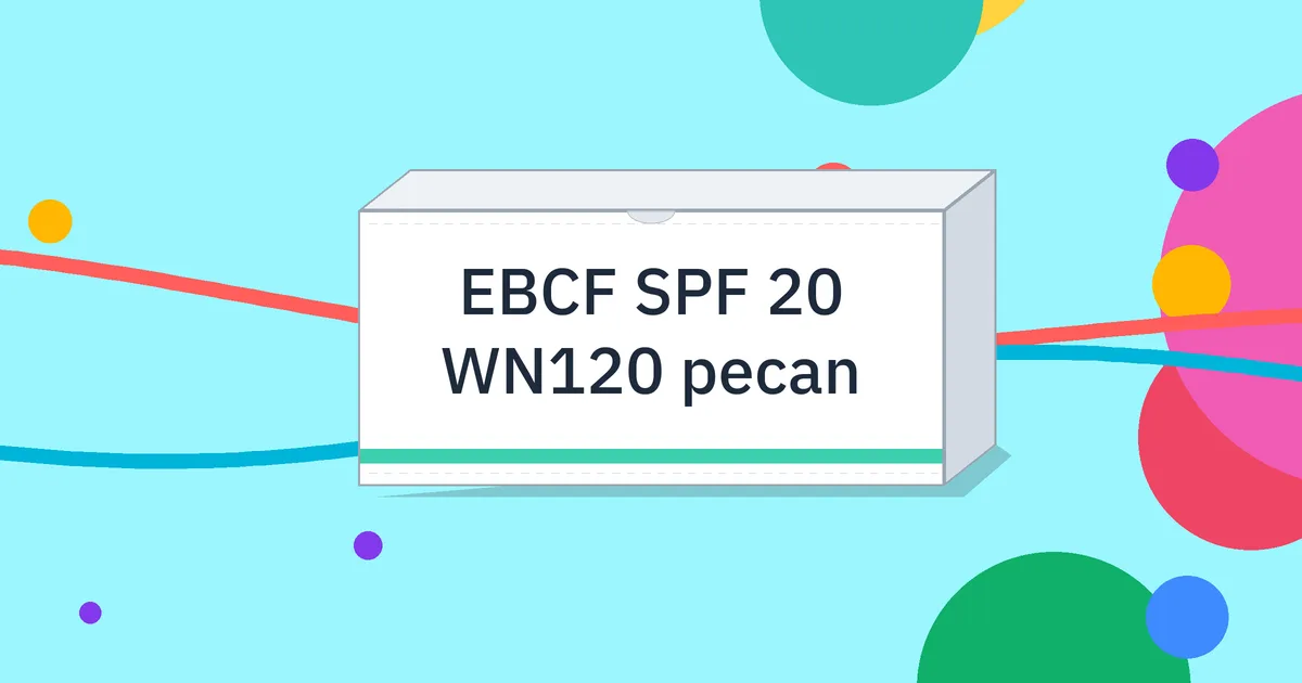 Symbolbild: Packung mit der Aufschrift EBCF SPF 20 WN120 pecan (PZN 18895351) – Verfügbarkeit und Bezug in Apotheken in Frankfurt am Main