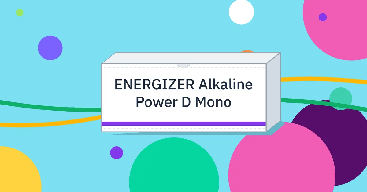 Symbolbild: Packung mit der Aufschrift ENERGIZER Alkaline Power D Mono (PZN 11132012) – Verfügbarkeit und Bezug in Apotheken in Frankfurt am Main