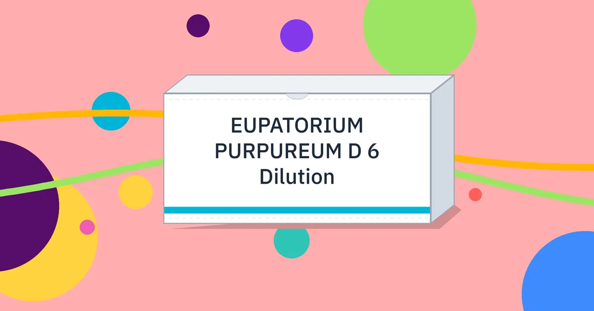 Symbolbild: Packung mit der Aufschrift EUPATORIUM PURPUREUM D 6 Dilution (PZN 07167588) – Verfügbarkeit und Bezug in Apotheken in Frankfurt am Main