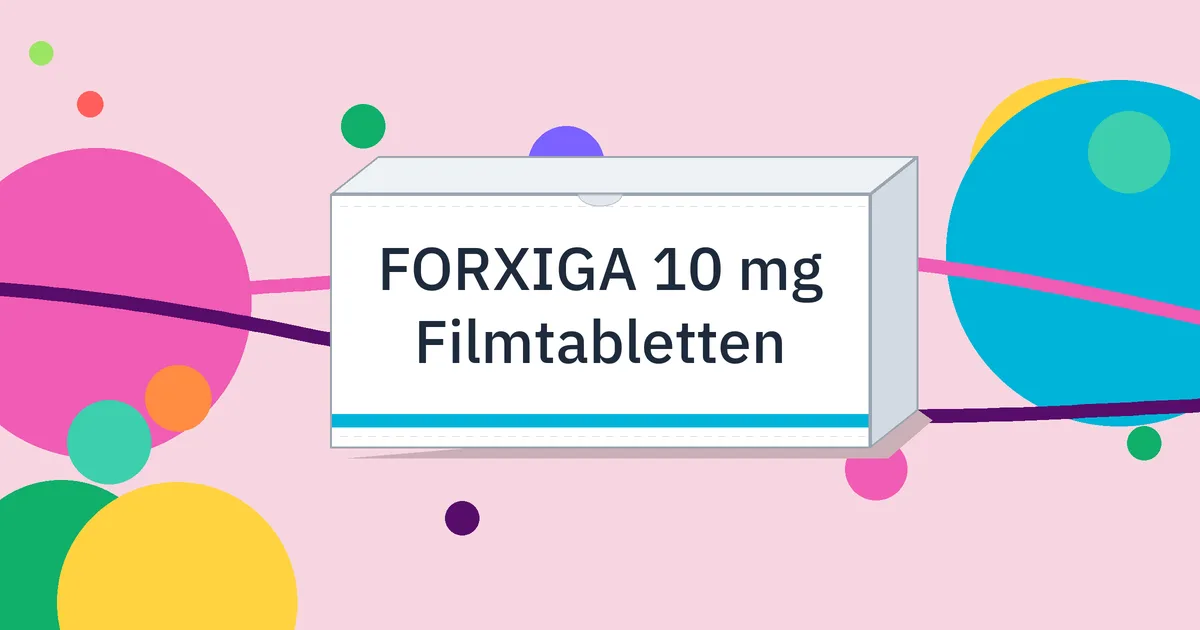 Symbolbild: Packung mit der Aufschrift FORXIGA 10 mg Filmtabletten (PZN 18260345) – Verfügbarkeit und Bezug in Apotheken in Frankfurt am Main