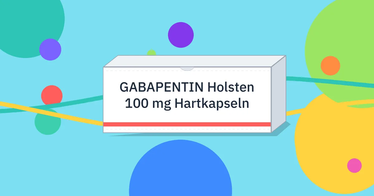 Symbolbild: Packung mit der Aufschrift GABAPENTIN Holsten 100 mg Hartkapseln (PZN 13248144) – Verfügbarkeit und Bezug in Apotheken in Frankfurt am Main