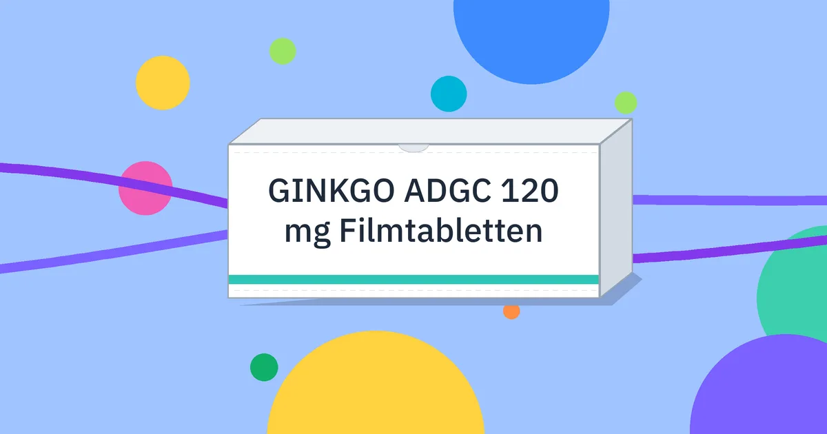 Symbolbild: Packung mit der Aufschrift GINKGO ADGC 120 mg Filmtabletten (PZN 13820383) – Verfügbarkeit und Bezug in Apotheken in Frankfurt am Main