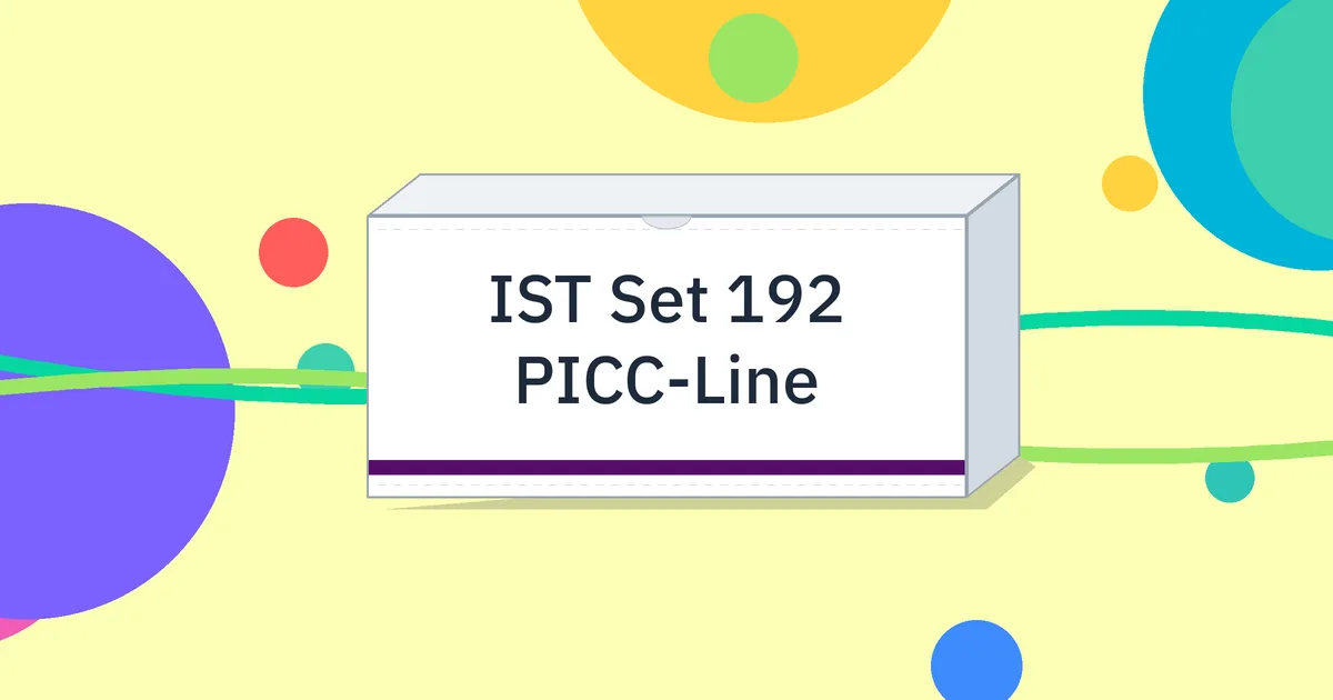 Symbolbild: Packung mit der Aufschrift IST Set 192 PICC-Line (PZN 17613534) – Verfügbarkeit und Bezug in Apotheken in Frankfurt am Main