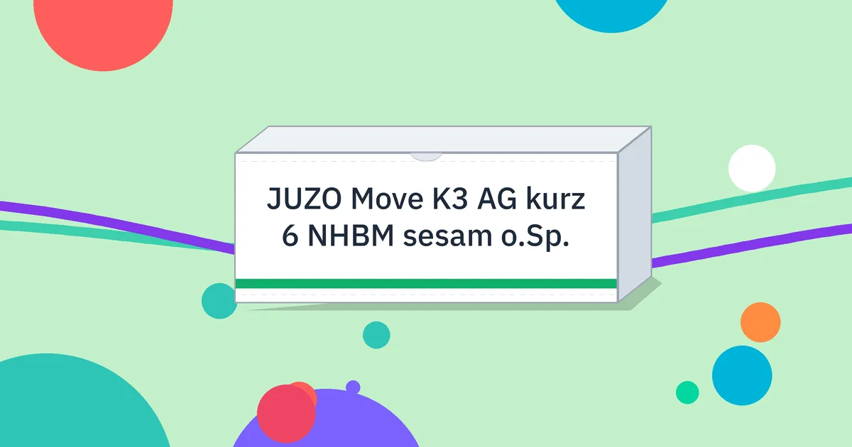 Symbolbild: Packung mit der Aufschrift JUZO Move K3 AG kurz 6 NHBM sesam o.Sp. (PZN 18580788) – Verfügbarkeit und Bezug in Apotheken in Frankfurt am Main