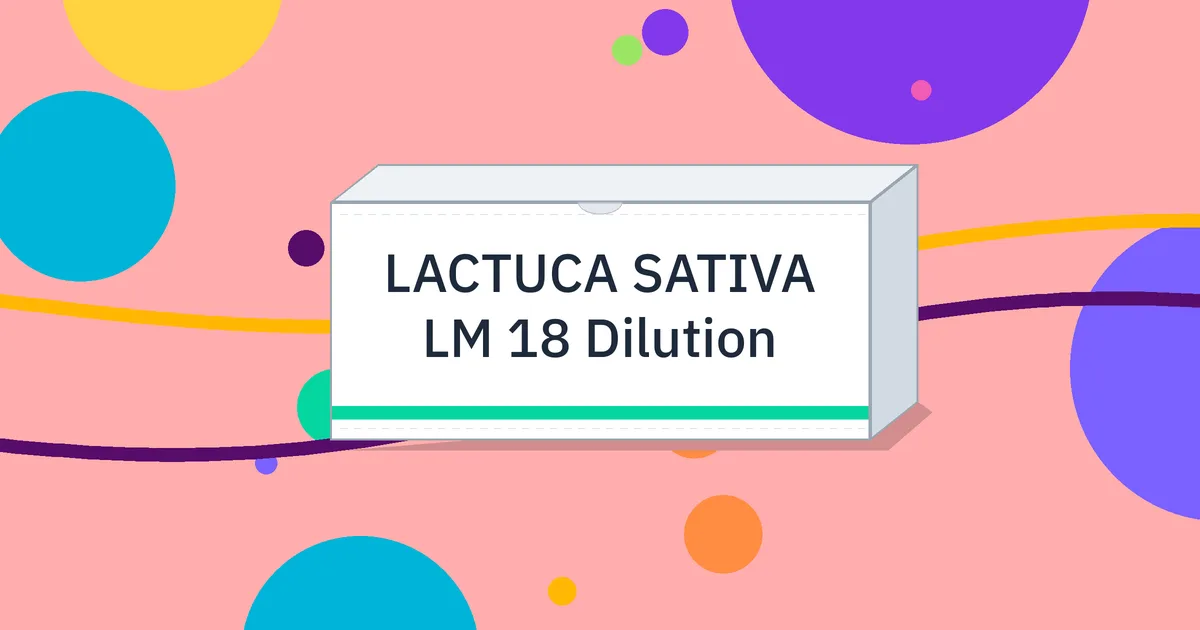 Symbolbild: Packung mit der Aufschrift LACTUCA SATIVA LM 18 Dilution (PZN 13521344) – Verfügbarkeit und Bezug in Apotheken in Frankfurt am Main