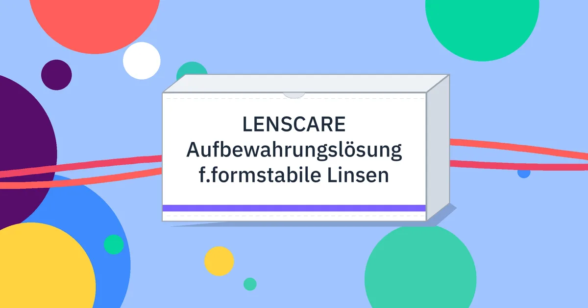 Symbolbild: Packung mit der Aufschrift LENSCARE Aufbewahrungslösung f.formstabile Linsen (PZN 16769949) – Verfügbarkeit und Bezug in Apotheken in Frankfurt am Main