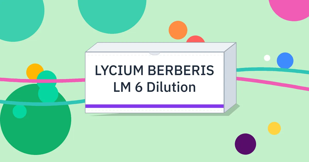 Symbolbild: Packung mit der Aufschrift LYCIUM BERBERIS LM 6 Dilution (PZN 13537032) – Verfügbarkeit und Bezug in Apotheken in Frankfurt am Main