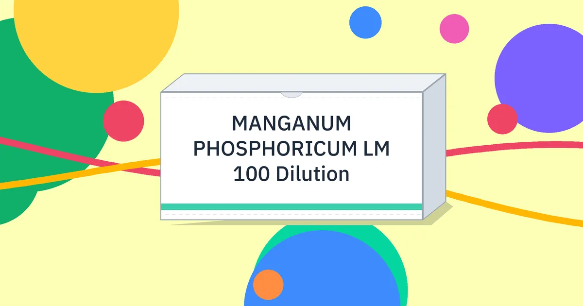 Symbolbild: Packung mit der Aufschrift MANGANUM PHOSPHORICUM LM 100 Dilution (PZN 12945852) – Verfügbarkeit und Bezug in Apotheken in Frankfurt am Main