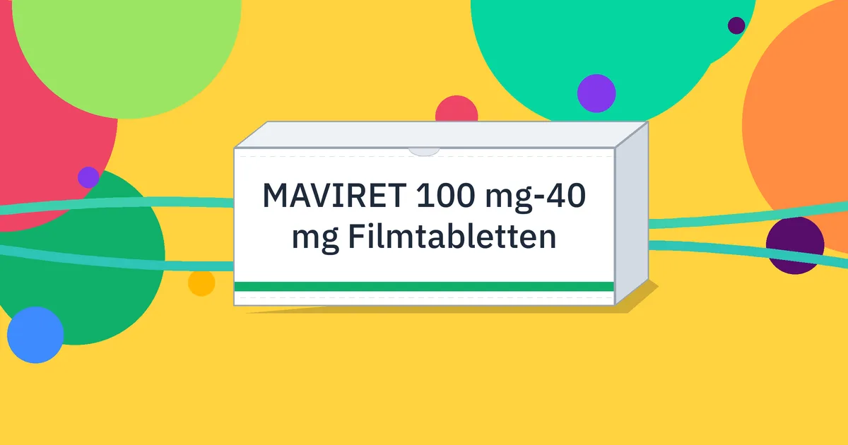 Symbolbild: Packung mit der Aufschrift MAVIRET 100 mg-40 mg Filmtabletten (PZN 13889943) – Verfügbarkeit und Bezug in Apotheken in Frankfurt am Main