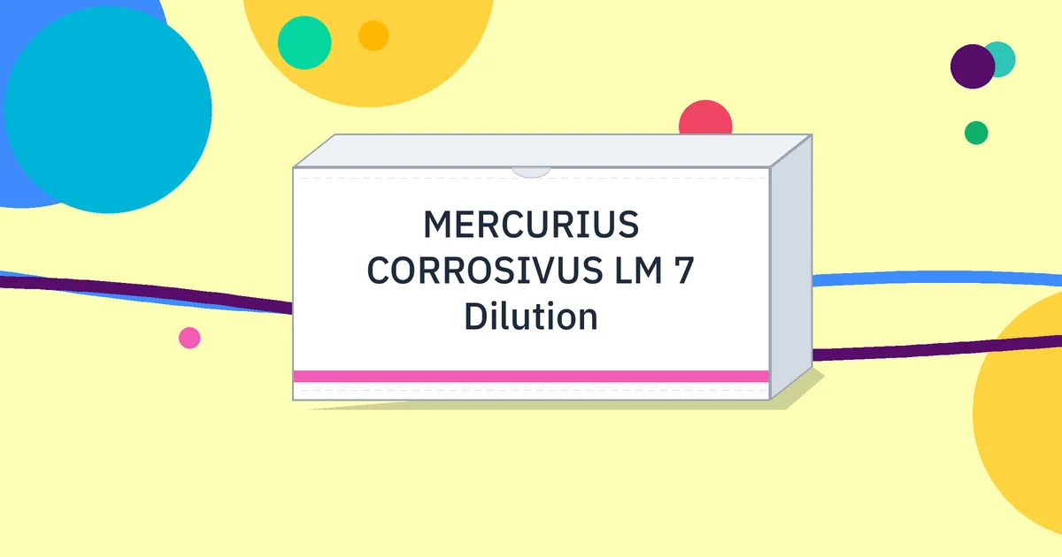 Symbolbild: Packung mit der Aufschrift MERCURIUS CORROSIVUS LM 7 Dilution (PZN 12949896) – Verfügbarkeit und Bezug in Apotheken in Frankfurt am Main