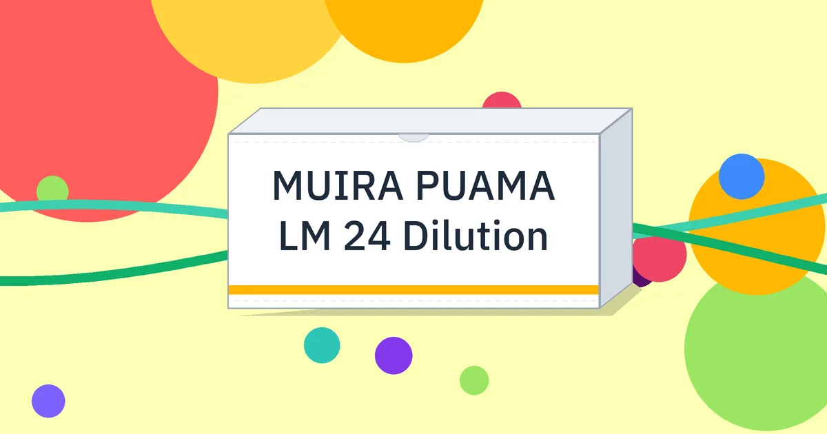 Symbolbild: Packung mit der Aufschrift MUIRA PUAMA LM 24 Dilution (PZN 13611343) – Verfügbarkeit und Bezug in Apotheken in Frankfurt am Main