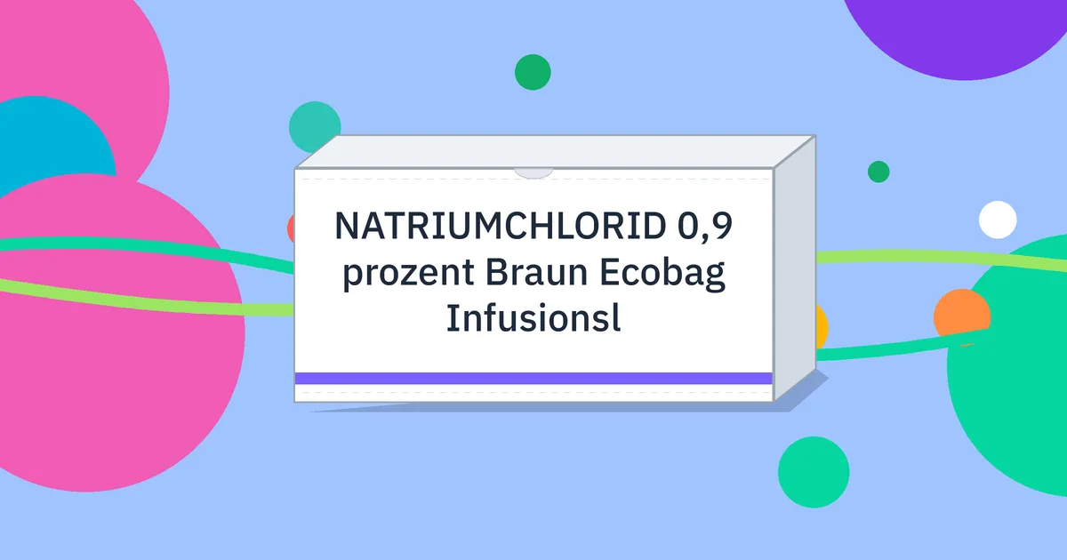 Symbolbild: Packung mit der Aufschrift NATRIUMCHLORID 0,9 prozent Braun Ecobag Infusionsl (PZN 00639044) – Verfügbarkeit und Bezug in Apotheken in Frankfurt am Main