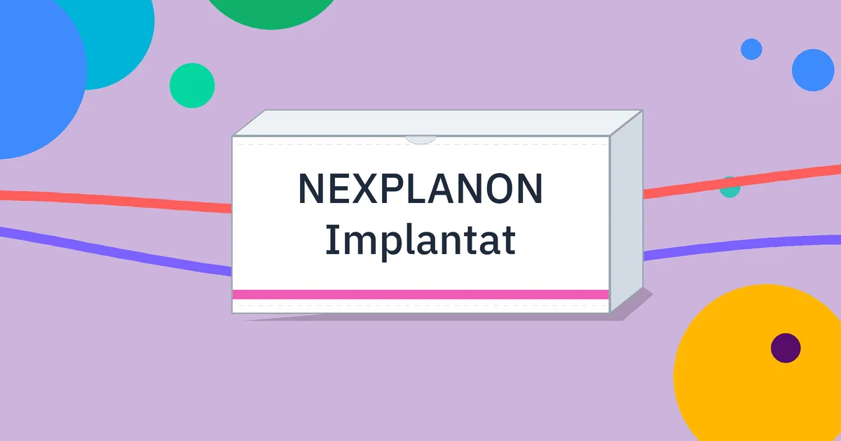 Symbolbild: Packung mit der Aufschrift NEXPLANON Implantat (PZN 10044748) – Verfügbarkeit und Bezug in Apotheken in Frankfurt am Main