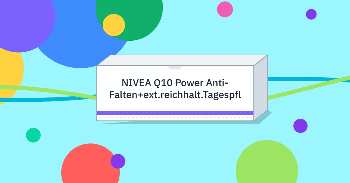 Symbolbild: Packung mit der Aufschrift NIVEA Q10 Power Anti-Falten+ext.reichhalt.Tagespfl (PZN 16046808) – Verfügbarkeit und Bezug in Apotheken in Frankfurt am Main