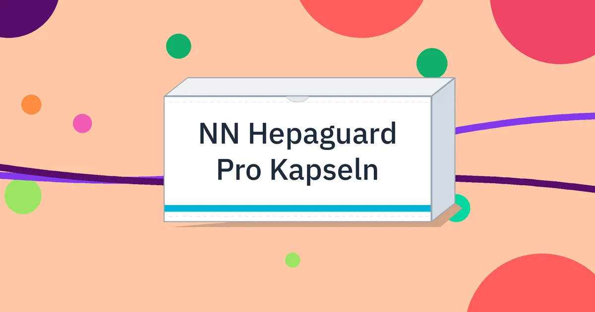 Symbolbild: Packung mit der Aufschrift NN Hepaguard Pro Kapseln (PZN 15376998) – Verfügbarkeit und Bezug in Apotheken in Frankfurt am Main