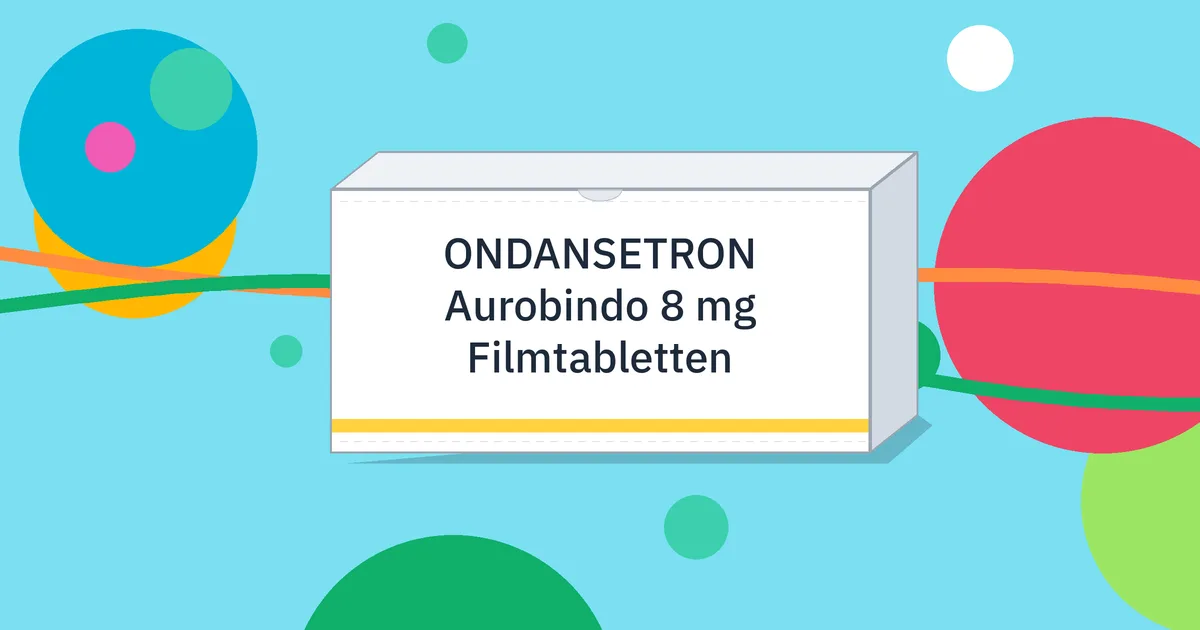 Symbolbild: Packung mit der Aufschrift ONDANSETRON Aurobindo 8 mg Filmtabletten (PZN 02793921) – Verfügbarkeit und Bezug in Apotheken in Frankfurt am Main