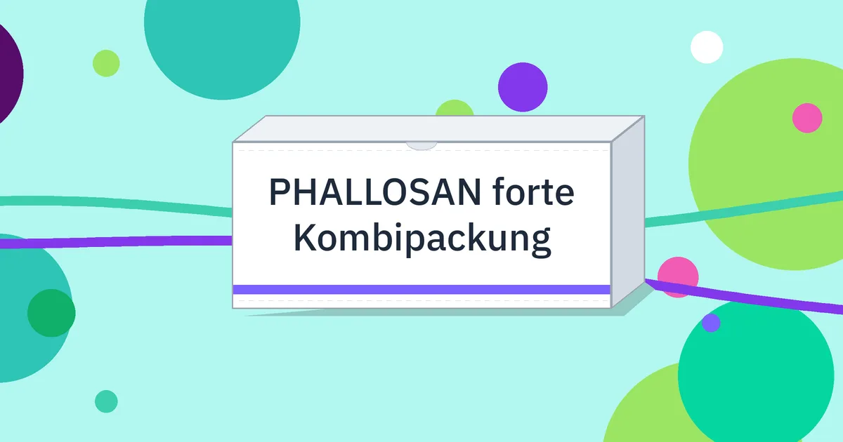 Symbolbild: Packung mit der Aufschrift PHALLOSAN forte Kombipackung (PZN 08610086) – Verfügbarkeit und Bezug in Apotheken in Frankfurt am Main