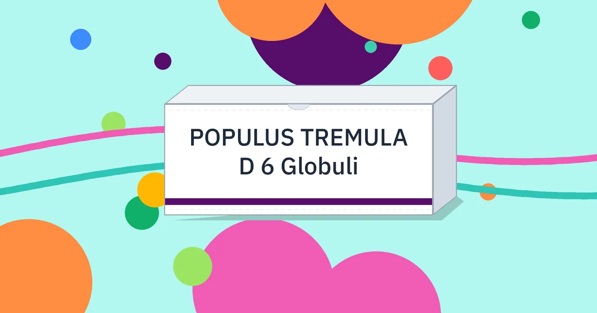 Symbolbild: Packung mit der Aufschrift POPULUS TREMULA D 6 Globuli (PZN 16693212) – Verfügbarkeit und Bezug in Apotheken in Frankfurt am Main