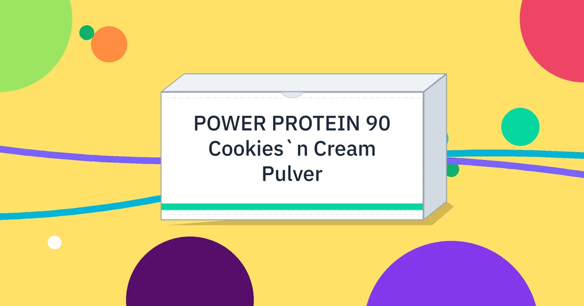 Symbolbild: Packung mit der Aufschrift POWER PROTEIN 90 Cookies`n Cream Pulver (PZN 01623832) – Verfügbarkeit und Bezug in Apotheken in Frankfurt am Main