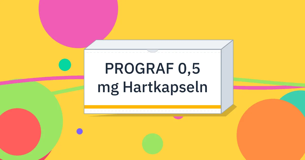 Symbolbild: Packung mit der Aufschrift PROGRAF 0,5 mg Hartkapseln (PZN 06686725) – Verfügbarkeit und Bezug in Apotheken in Frankfurt am Main